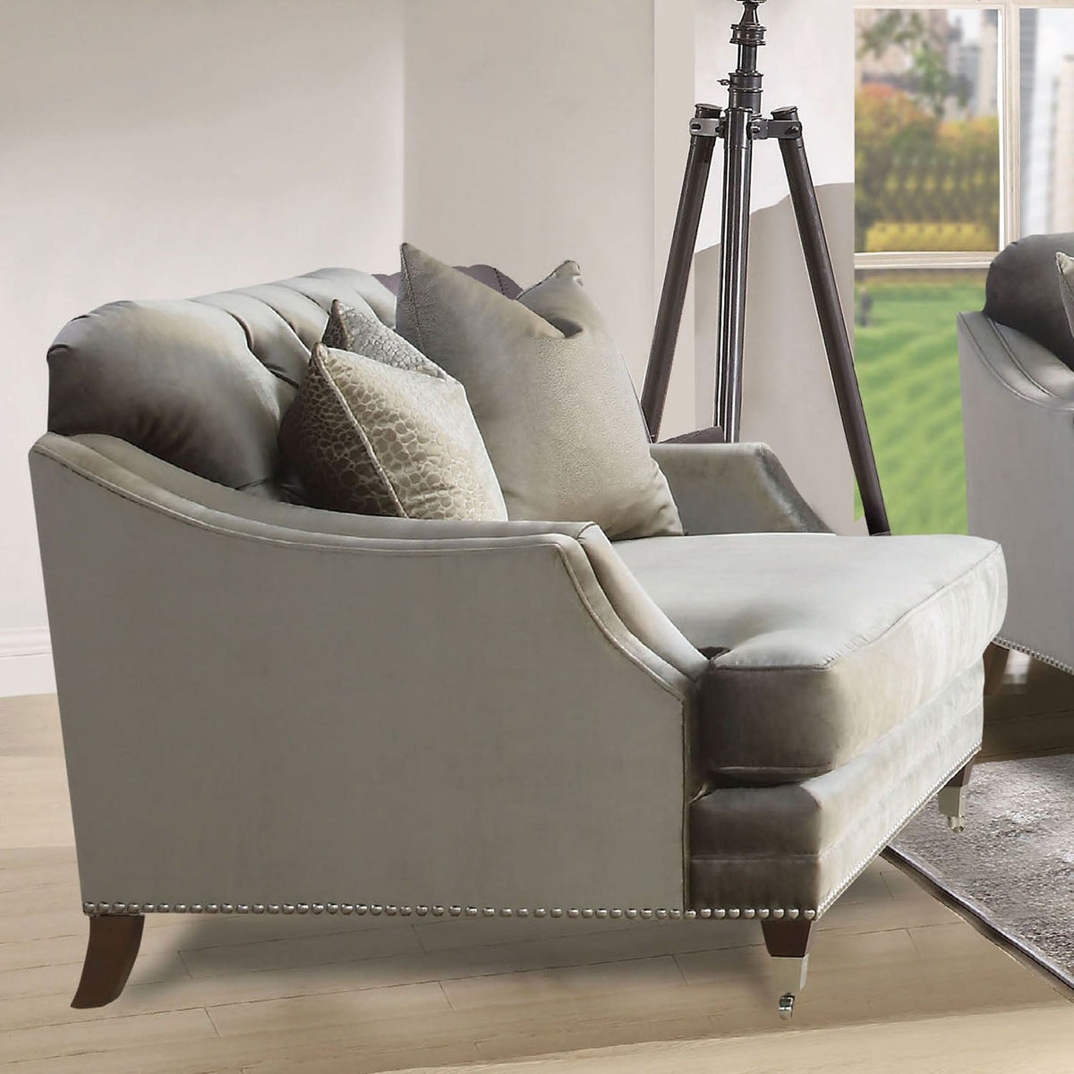 Avana 1.5 Seater Sofa Chair Latte – My Home Rocks