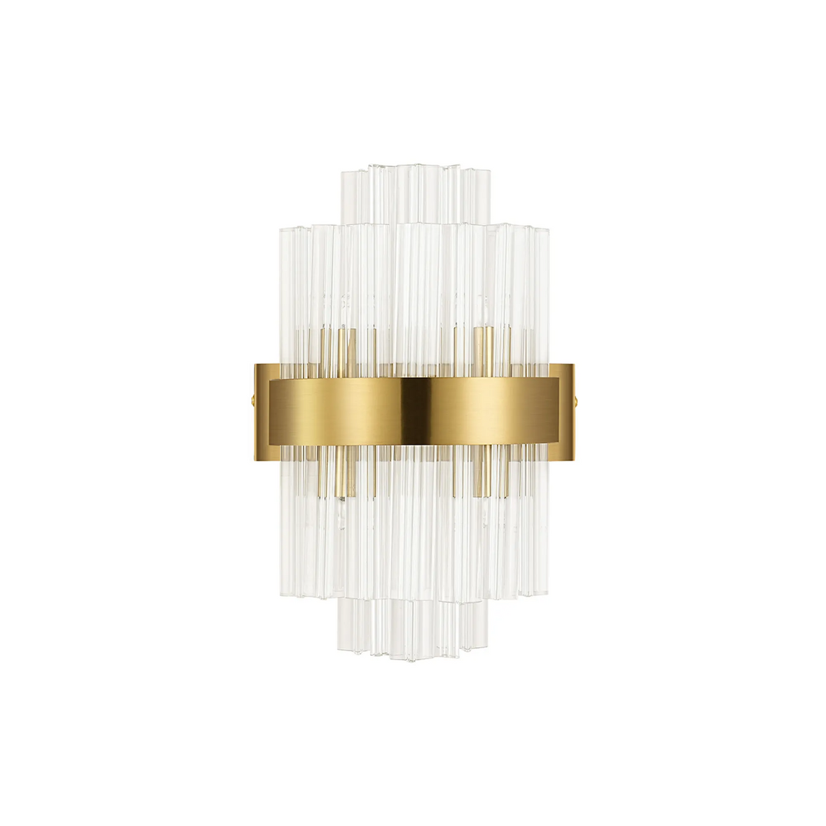 Kade Wall Light Brass - Clear Glass – My Home Rocks