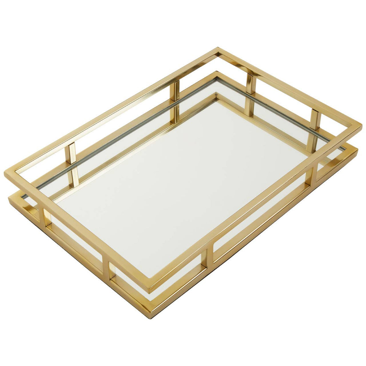 Crizar Rectangular Gold Tray – My Home Rocks