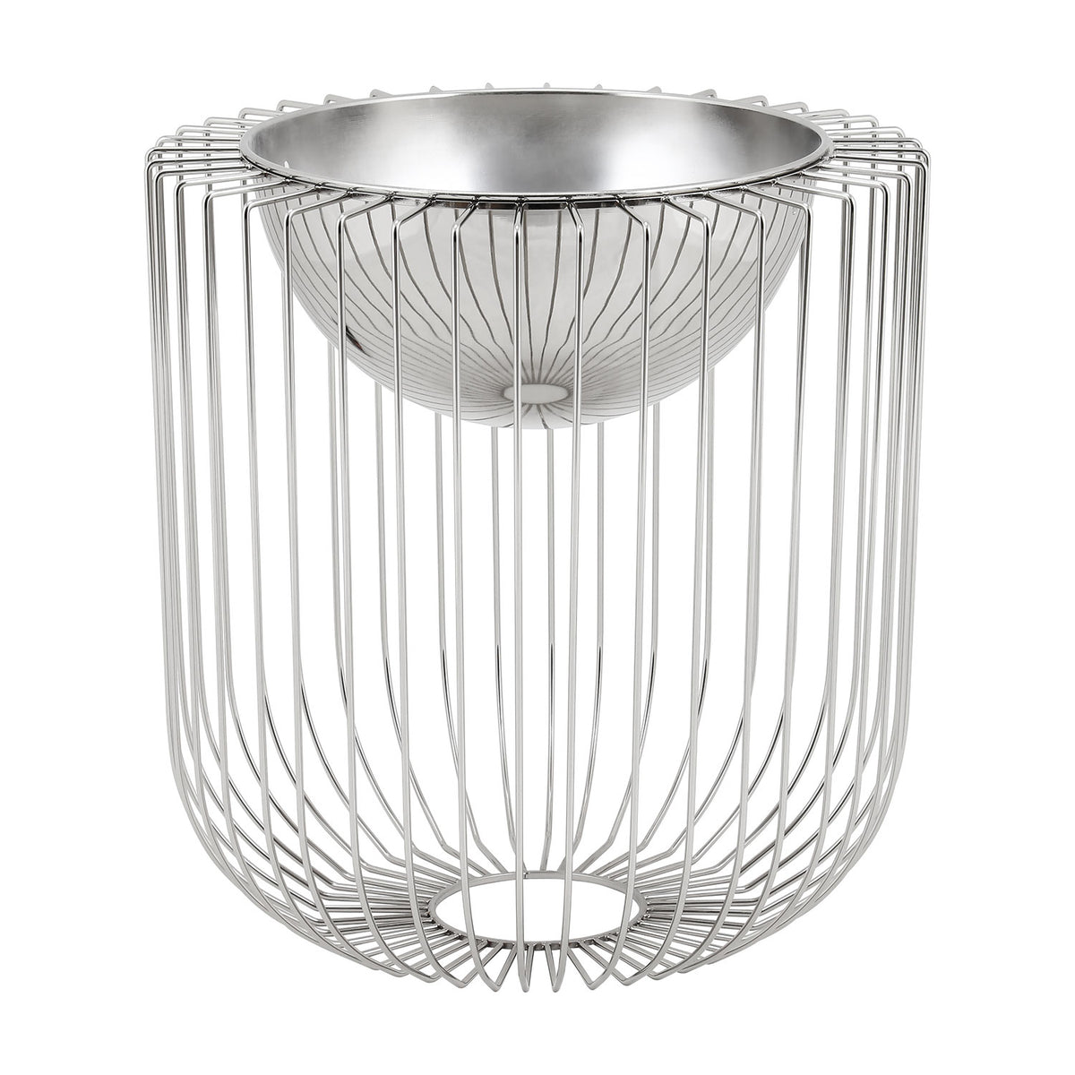 Round Silver Caged Vase – My Home Rocks