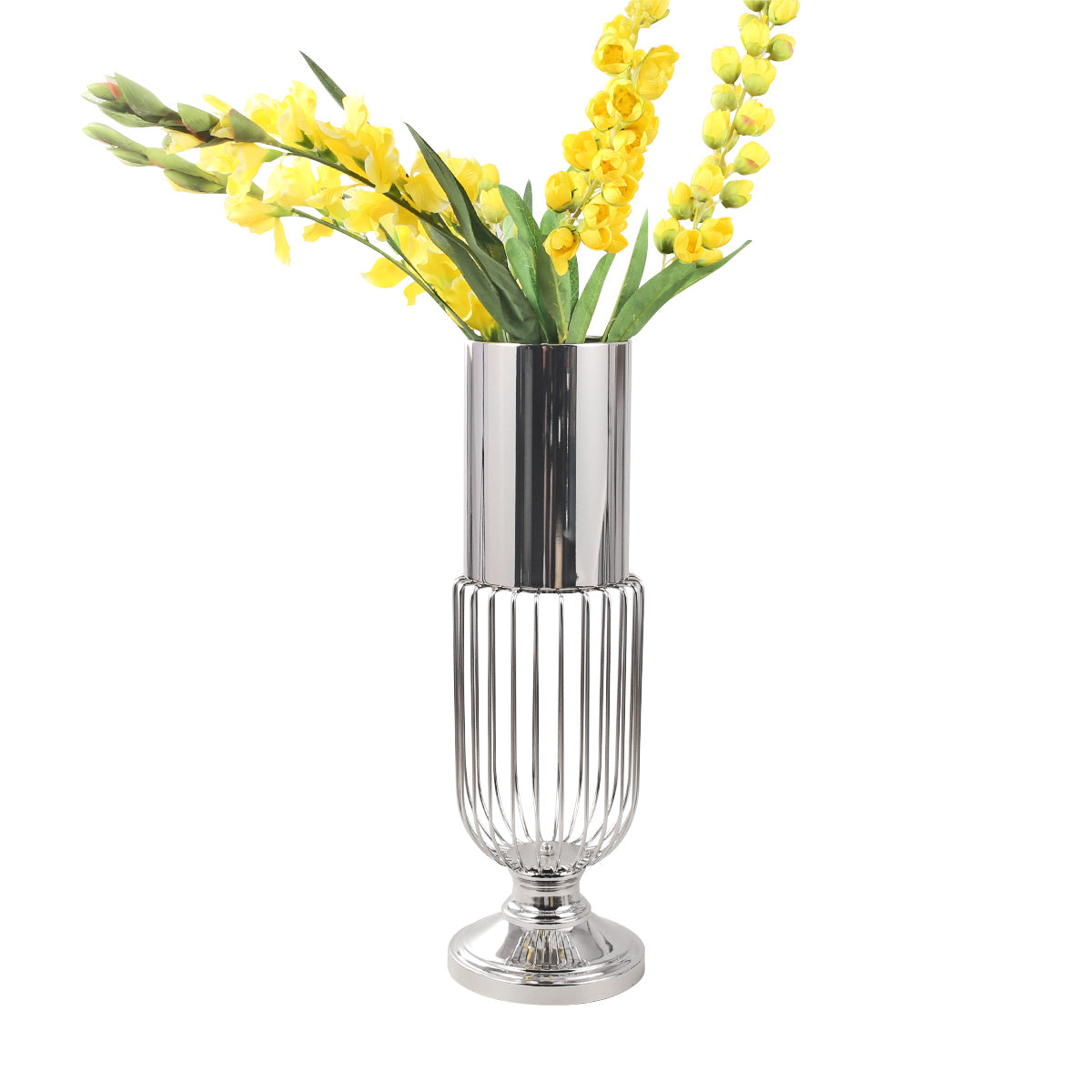 Cage Bottom Chrome Vase – My Home Rocks