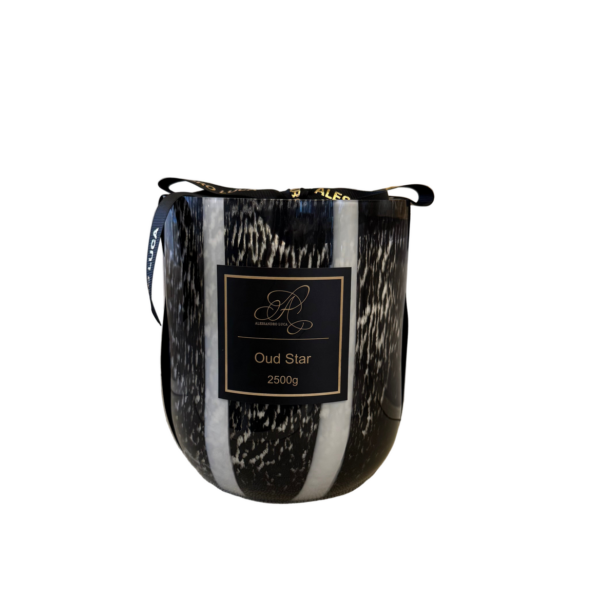 Oud Star Black Marble Candle 1200g – My Home Rocks