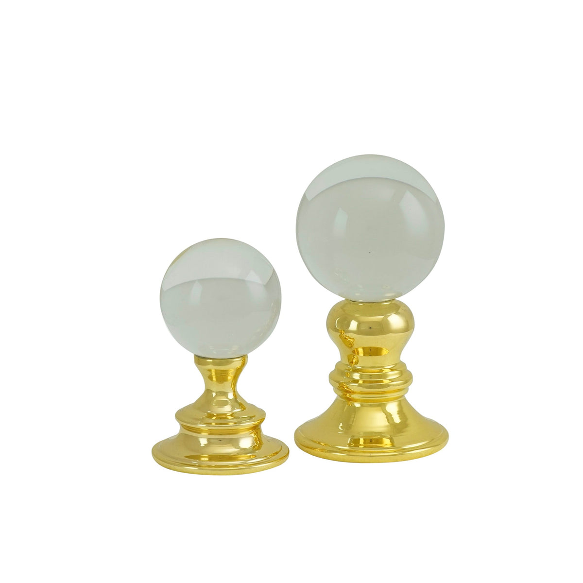 Gold Crystal Ball Stand Set of 2 – My Home Rocks