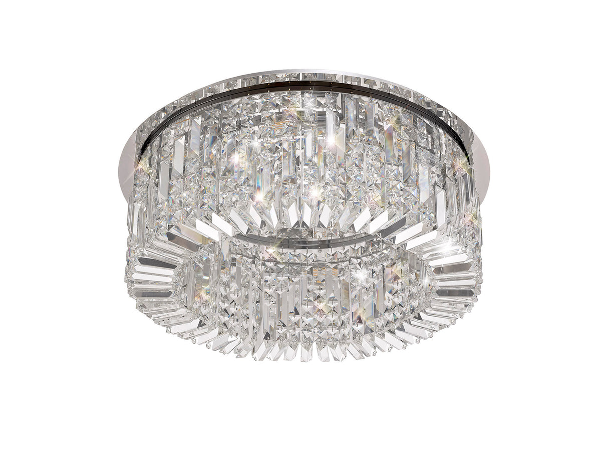 Zula Round Flush Chandelier 8 Light – My Home Rocks